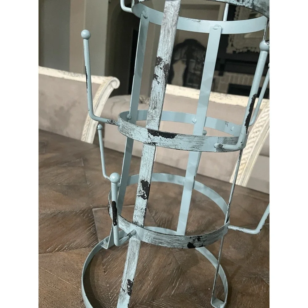 The Unbranded Brand | Dining | Blue French Style 3tier 2 Mug Tree Metal ...